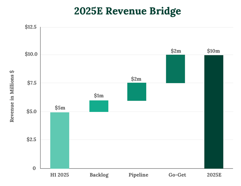 Revenue Bridge to Visualize Sales Achievement